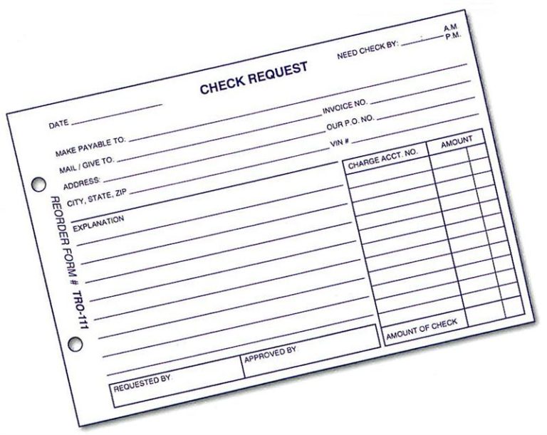 Check Request Reimbursement Procedures – Space Walk Partner Blog